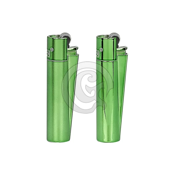 Clipper fém zöld öngyújtó CM0S140X - Gomoa Webshop